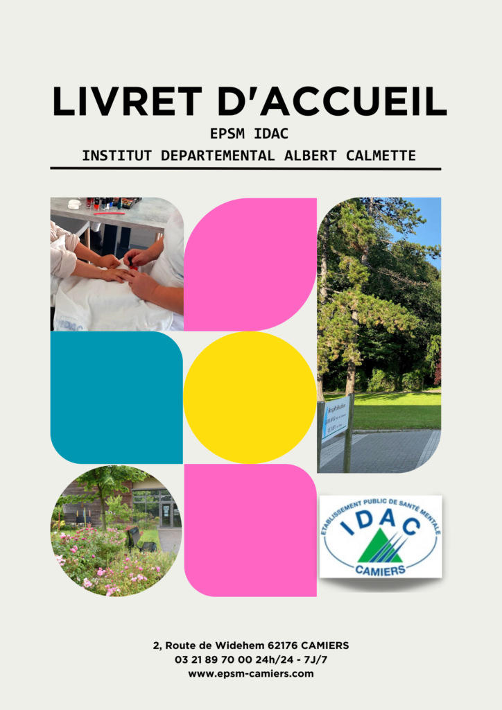 Découvrez notre livret d'accueil ! - EPSM CAMIERS : Institut ...